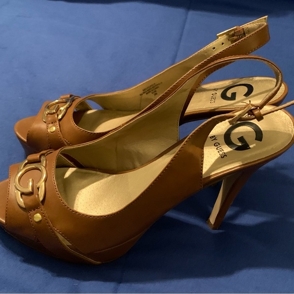 G by Guess | Shoes | Guess Womans Platform Slingback Peeptoe Stiletto ...